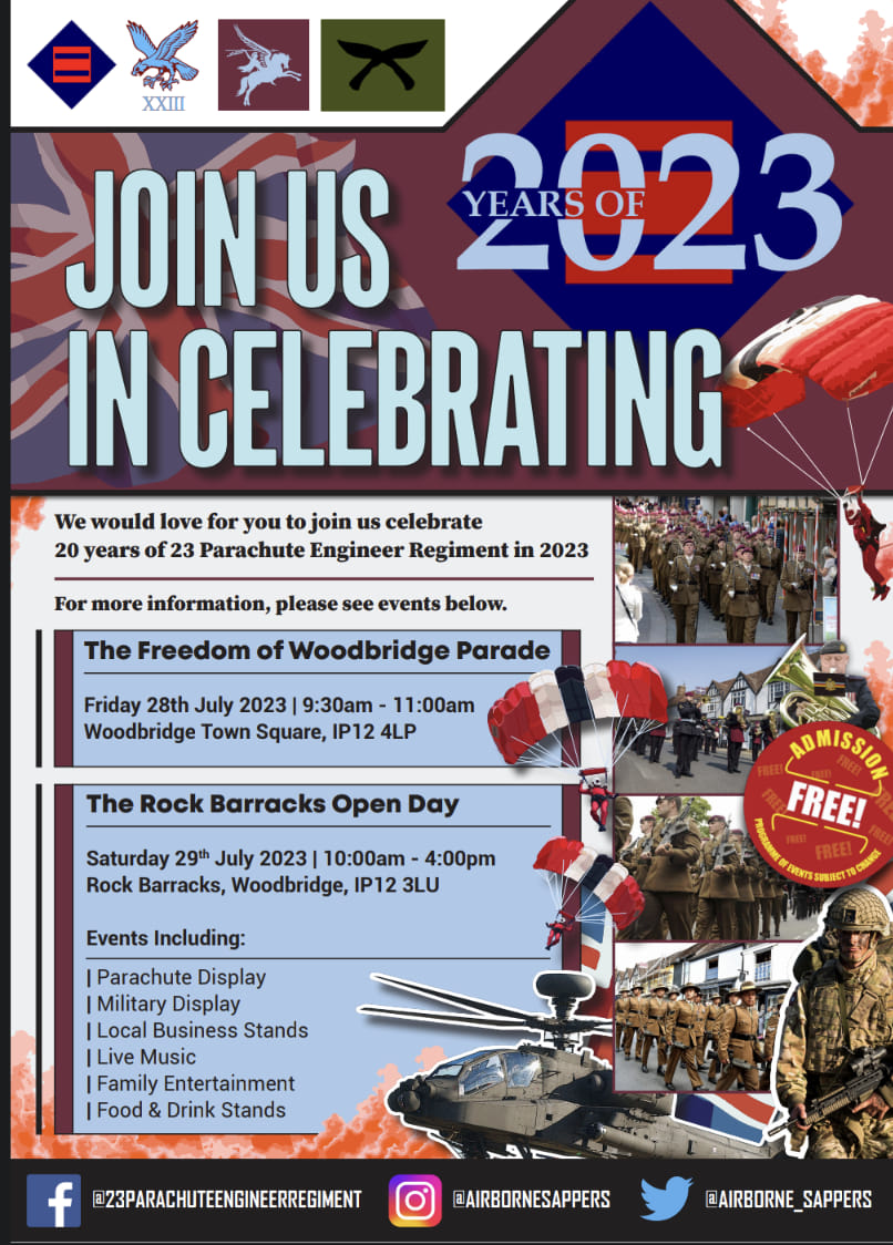 The Freedom of Woodbridge Parade and Rock Barracks open day - Choose ...
